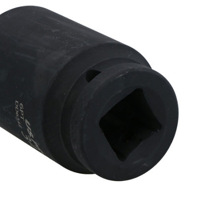 34mm Metric 3/4 Drive Double Deep Impact Socket 6 Sided Single Hex ...