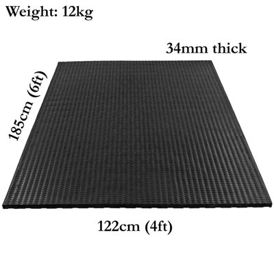 34MM STRAIGHT HORSE STABLE FLOOR MAT X 12