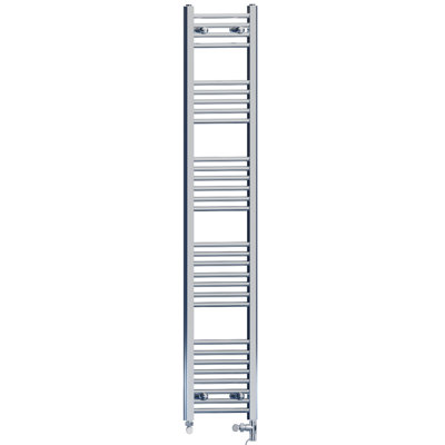 350 x 1700 mm Chrome Dual Fuel Electric Radiator Bathroom Towel Rail ...