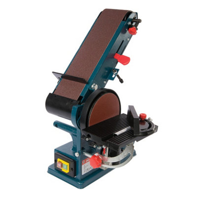 350W Bench Belt & Disc Sander 390mm Belt & 150mm Discs Mitre Metal ...