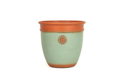 35cm Indoor Outdoor Hampton Planter Green