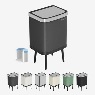 35L Smart Sensor Bin with Stand Automatic Touch Free Kitchen Bin with ...