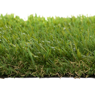 35mm Artificial Grass - 5m x 5m - Natural and Realistic Looking Fake ...