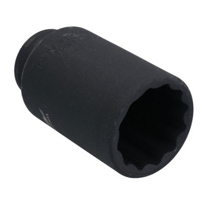 35mm Metric 1/2" Drive Deep Rear Hub Axle Spindle Nut Socket 12 Sided ...