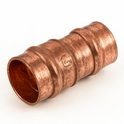 35mm x 22mm Copper Reduced Coupling - Solder Ring Pipe Fitting SR1R