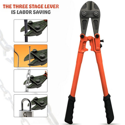 36" Cable Cutter For Carbon Steel Bolt Wire Bolt Cutter Heavy Duty Blade