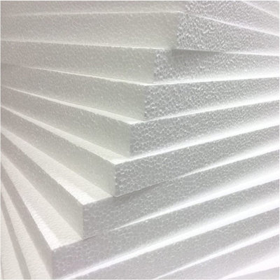 36 Sheets of Polystyrene Expanded White Rigid Insulation Foam Packing ...