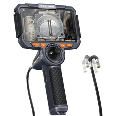 360 degree Articulating Inspection Camera with 6" Monitor and Dual Lens ...