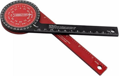 360 Degree Mitre Saw Protractor Precision Angle Finder for Coving ...