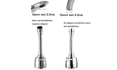 360 Degree Swivel Tap Faucet Nozzle