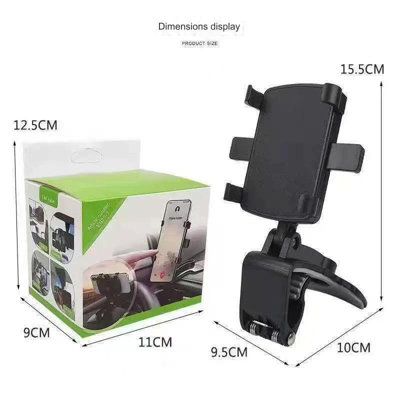 360 Degrees Clamp Dashboard Mobile In-Car Phone Holder Mount Stand ...