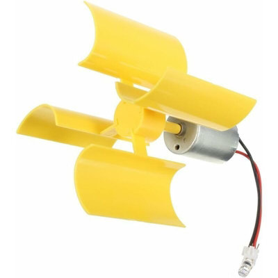 360 degrees Micro Wind Turbine Vertical Turbine Blades Mini Motor For Diy