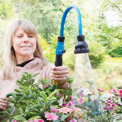 360 Flex Watering Wand and Sprinkler, 10 Spray Patterns, Extends to ...