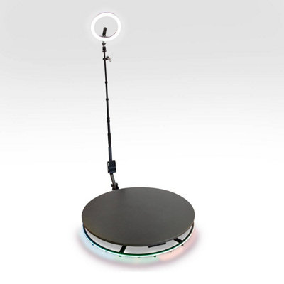 360 Photo Video booth 100cm Platform Rotating Selfie Spinner | DIY at B&Q