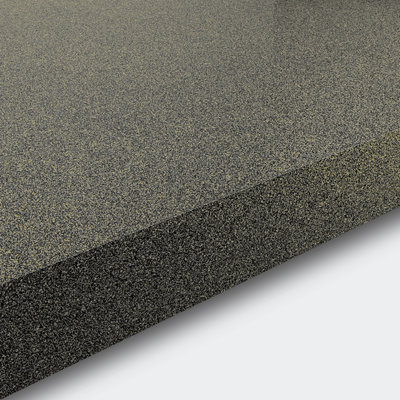Products | GoodHome 38mm Gloss Grey Glitter Effect Chipboard & Laminate ...