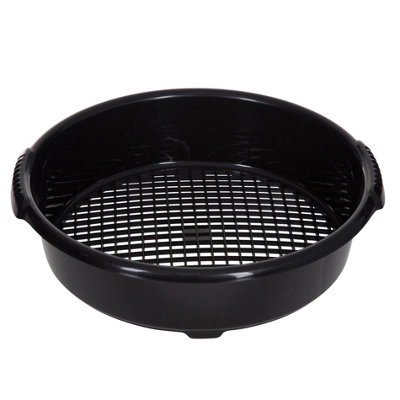 36cm Garden Sieve Plastic Mesh Stone Debris Sifter Riddle Riddler Soil 2Pcs