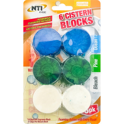 36Pcs Cistern Blocks Toilet Scented Cleaner Flush Cleaning Action Long ...