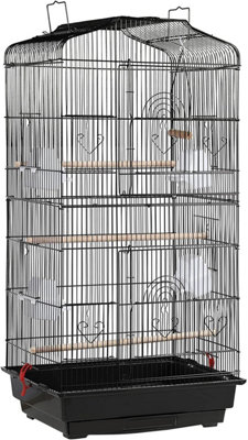 37 Large Metal Bird Cage Carrier for Parrots, Budgies, Cockatiels ...