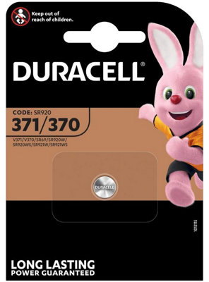 371/370 1.5v Silver Oxide - Pack of 1 (Duracell)