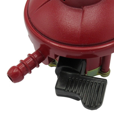 37mbar LP Gas Regulator with Gauge (27MM Clip On Calor Heater)