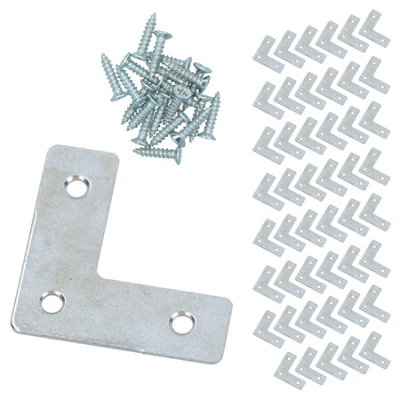 37mm (1.5in.) Corner Mending Plate Angle Bracket L Shape Reinforcing ...