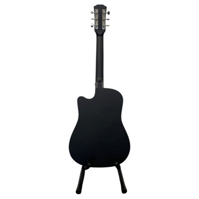 38 Inch Full Size Acoustic Guitar Classical Cutaway Design Hardwood ...