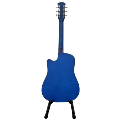 38 Inch Full Size Acoustic Guitar Classical Cutaway Design Hardwood ...