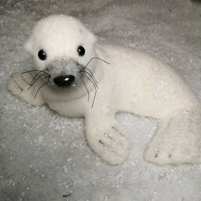 38cm Polystyrene Snow Effect Seal Christmas Decoration | DIY at B&Q