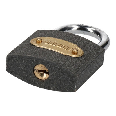 38mm Cast Iron Padlock With Hardened Shackle Padlocks Shed Gate Lock x 6