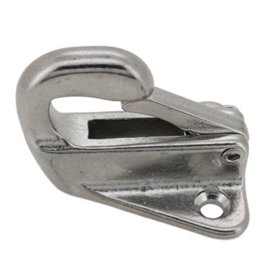 38mm x 34mm Stainless Steel Spring Loaded Fender Hook