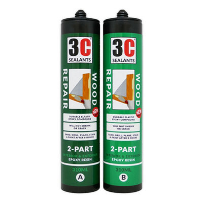 3C Sealants Wood Repair 2-Part Wood Filler 620ml