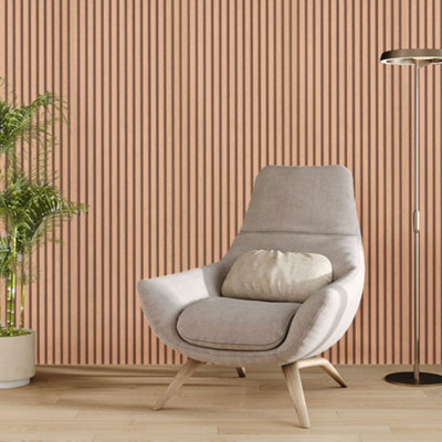 3D Effect Realistic Wood Grain Stripe Splicing Paneling Peel & Stick ...