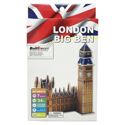 3D Historic Landmarks Building Puzzle - Big Ben