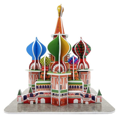 3D Historic Landmarks Building Puzzle - St. Basil's Cathedral
