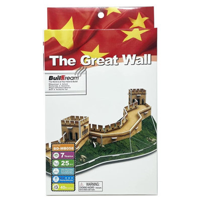 3D Historic Landmarks Building Puzzle - The Great Wall of China