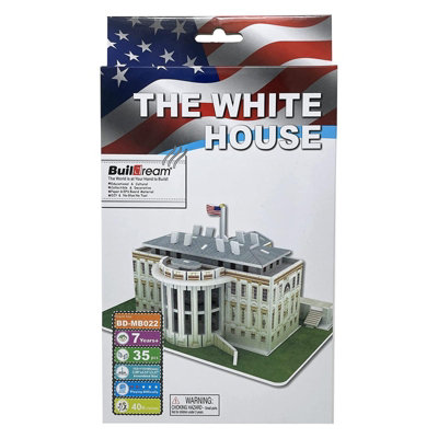 3D Historic Landmarks Building Puzzle - The White House