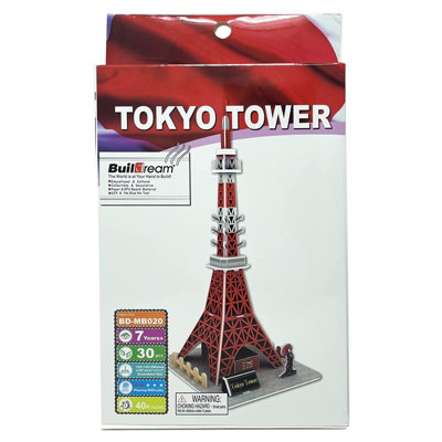 3D Historic Landmarks Building Puzzle - Tokyo Tower