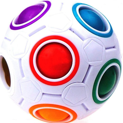 3D Magic Rainbow Ball Puzzle Fidget Cube Educational Toys Gifts ...