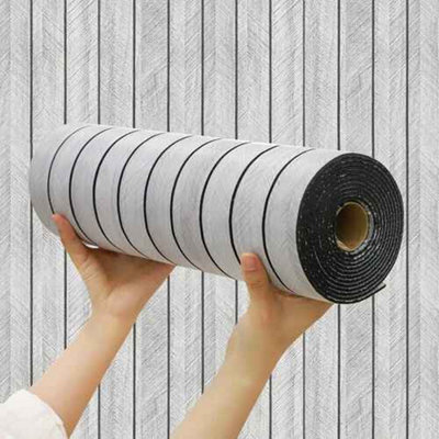 3D Self Adhesive Wood Grain Wall Panel Wallpaper, Peel and Stick Wood ...