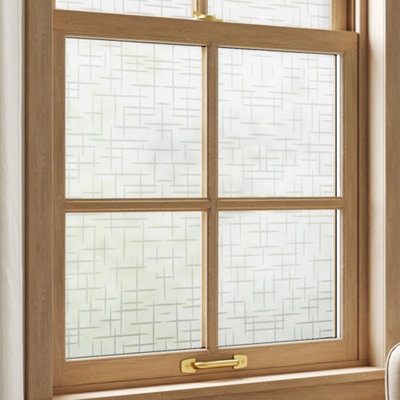 3D Star Patterned Privacy Window Film Peel and Stick Frosted Cover for ...