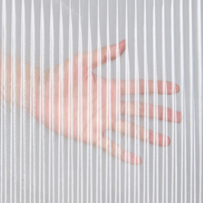 3D Stripe Patterned Privacy Window Film Peel and Stick Frosted Cover ...