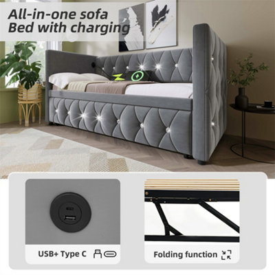 comfortable single sofa bed uk