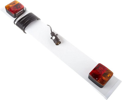 3FT Trailer Board with Rear Lights, Brake Lights, Indicators & Plate ...