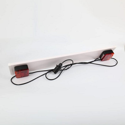 3FT Trailer Board with Rear Lights, Brake Lights, Indicators & Plate ...