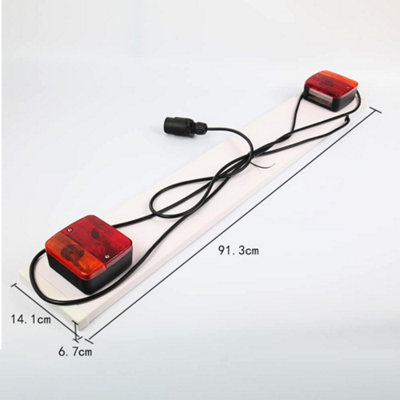3FT Trailer Board with Rear Lights, Brake Lights, Indicators & Plate ...