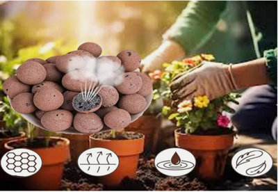 3L 8-16mm Expanded Clay Balls - Superior Drainage, Soil Aeration ...