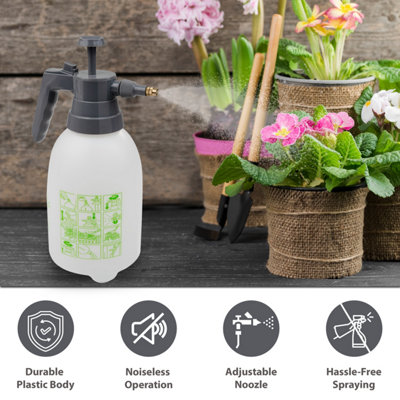 3L GARDEN PRESSURE SPRAYER PORTABLE HAND PUMP CHEMICAL WEED SPRAY WATER ...