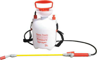 3L Hand Pump Pressure Sprayer Adjustable Spray Wand