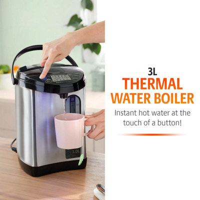 3L Thermal Water Boiler, Instant Hot Water Dispenser, Stainless Steel ...