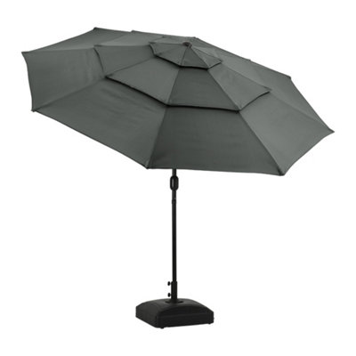 Shop 3M 3 Tier No Base Parasol Backyard Garden Patio Umbrella Sun Shade ...